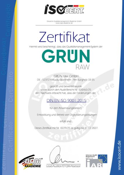 Rechenzentrum jetzt ISO 27001 und ISO 9001 zertifiziert
